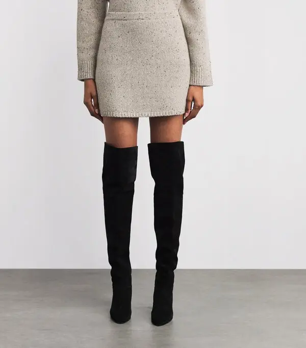 Theory Wool-blend Mini Skirt