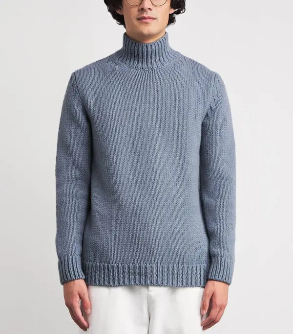 Eleventy Wool High-neck Sweater