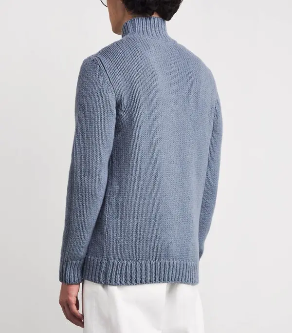 Eleventy Wool High-neck Sweater