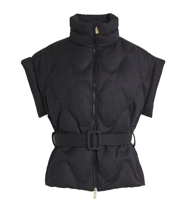 Eleventy Down Belted Gilet