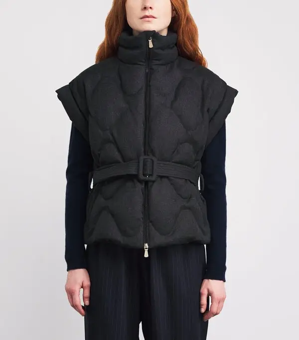 Eleventy Down Belted Gilet