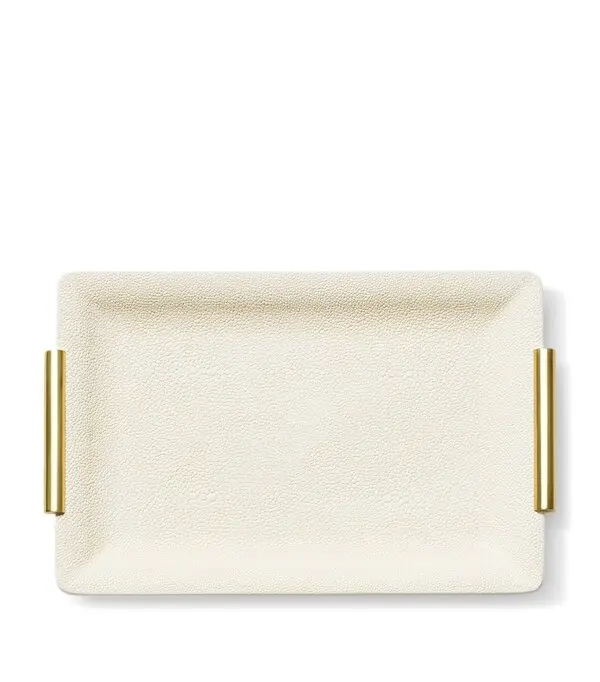 Aerin Small Shagreen Vanity Tray - Neutral