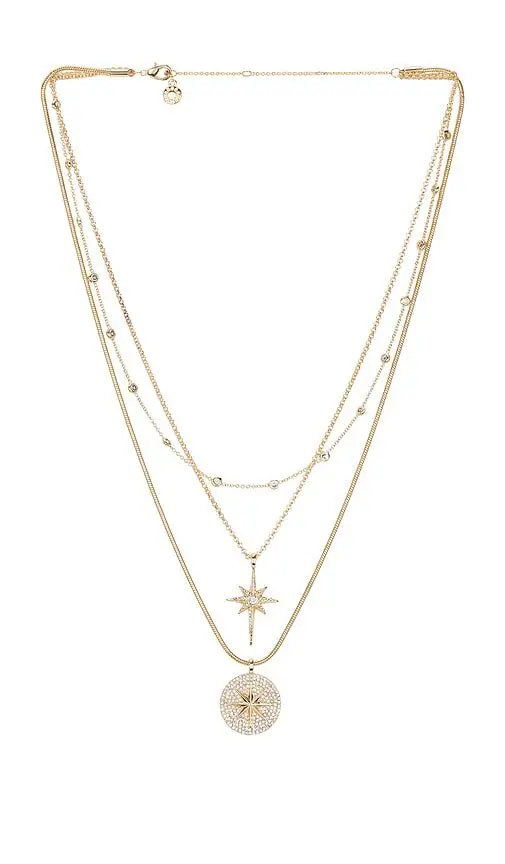 Baublebar Lyra Celestial Layered Necklace - Clear