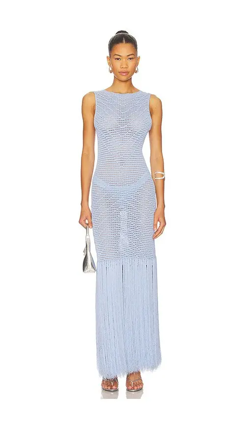 Devon Windsor Leiza Knitted Maxi Dress - Skylar