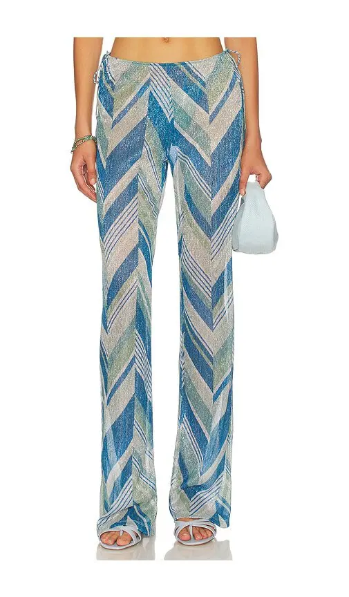 Devon Windsor Ollie Wide Leg Pant - Glacier