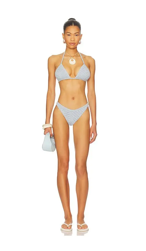Devon Windsor Lucinda Triangle Bikini Top - Azure