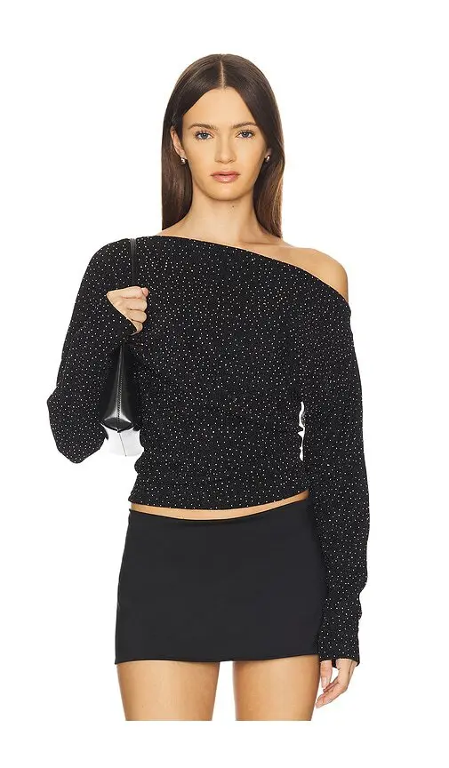 Lna Odette Studded Top