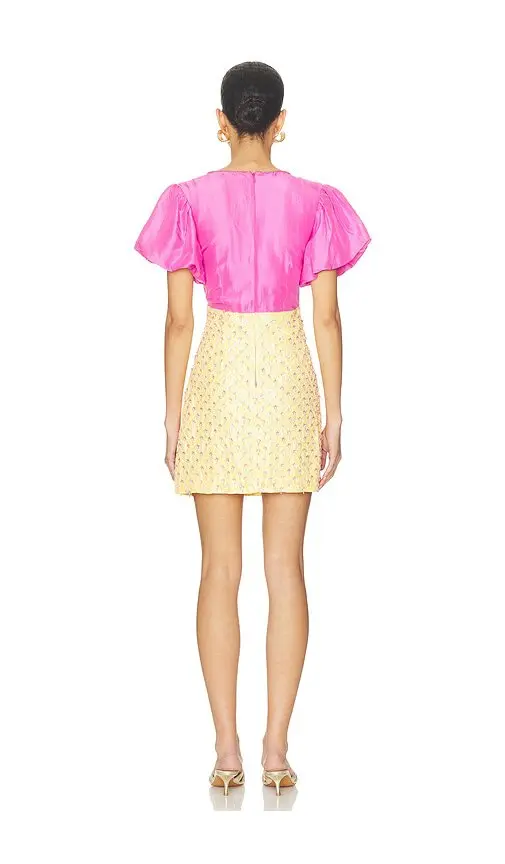 LA FUORI Lime Candy Mini Dress