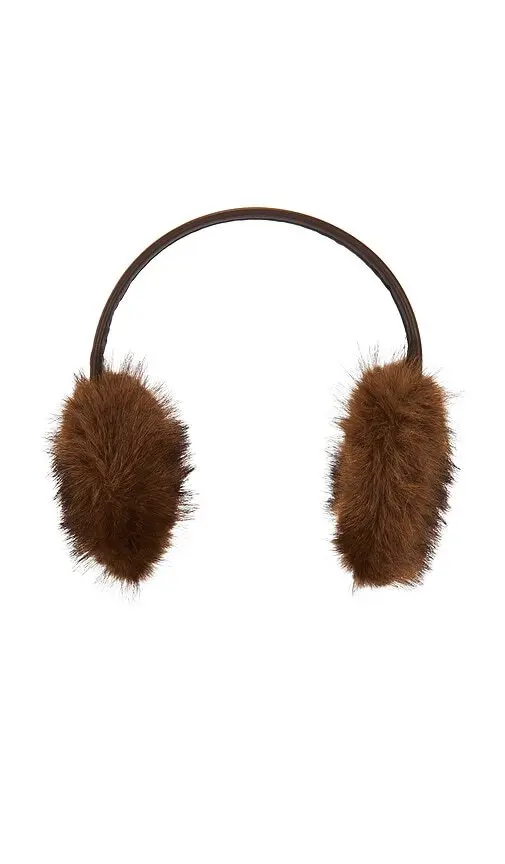 Adrienne Landau The Vee Earmuff - Chocolate