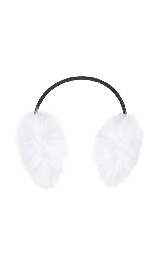 Adrienne Landau The Vee Earmuff - Whisper White