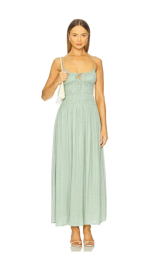 L*Space Tala Maxi Dress In Green - Celadon
