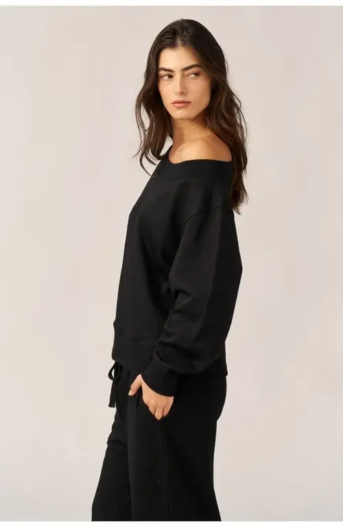 GOTTEX Off The Shoulder Sweatshirt