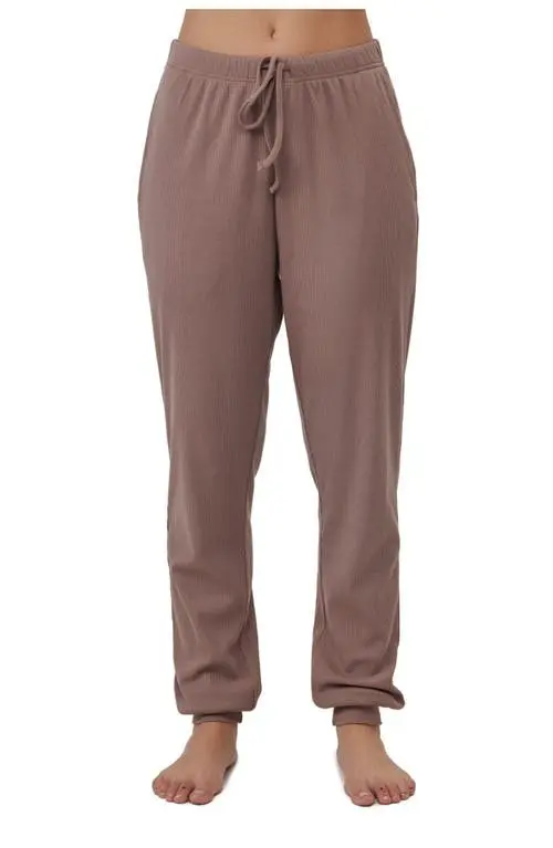 GOTTEX Sandy Days Loungewear Jogger Bottoms - Coffee