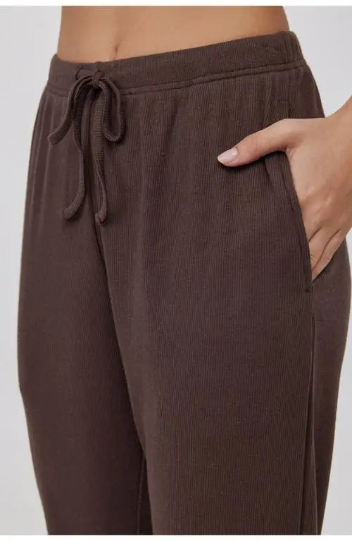 GOTTEX Sandy Days Loungewear Jogger Bottoms - Dark-brown