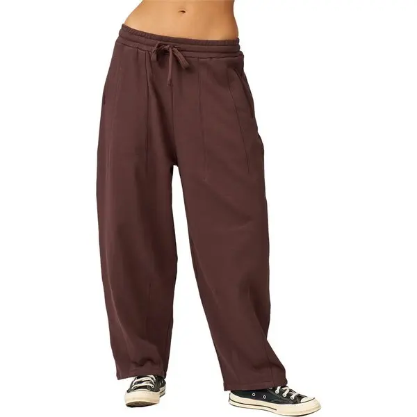 GOTTEX Cozy Coast Airport Princess Seam Sweatpants - Brown