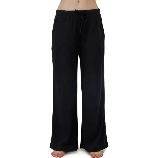 GOTTEX Sandy Days Loungewear Wide Leg Bottoms - Black