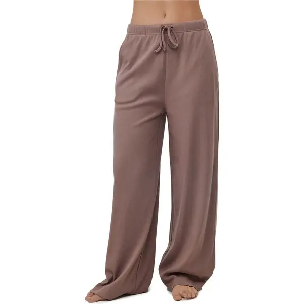 GOTTEX Sandy Days Loungewear Wide Leg Bottoms - Coffee
