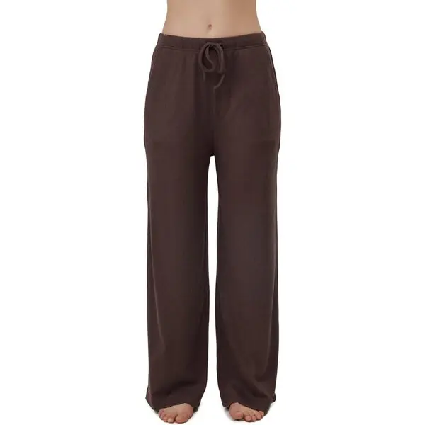 GOTTEX Sandy Days Loungewear Wide Leg Bottoms - Dark-brown