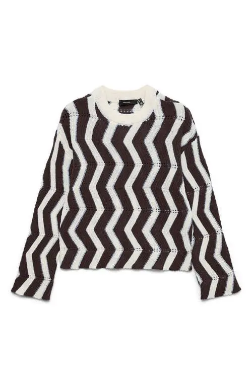 Vero Moda Libra Zigzag Stripe Sweater