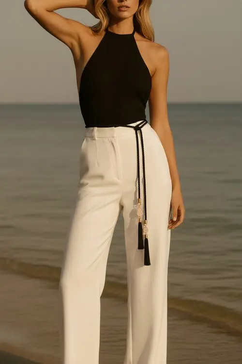 DANIELA MILLAN JEWELRY Silk Tassel Belt