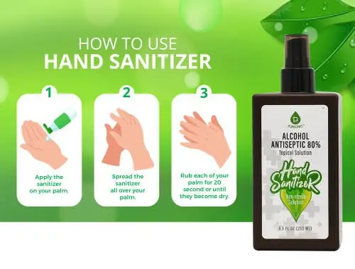 PURSONIC Moisturizing Hand Sanitizer 80% Alcohol