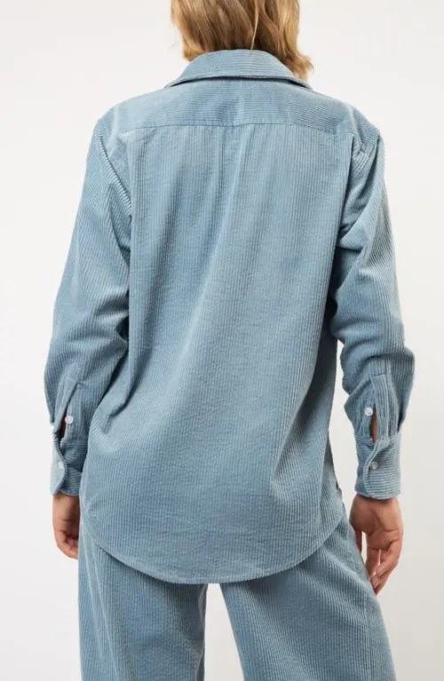 VIENS AVEC MOI The Odyssey Relaxed Button-up Corduroy Shirt