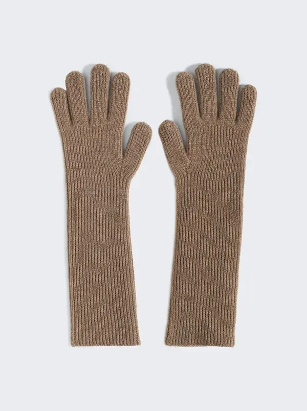 THE ROW Nippi Gloves - Tan