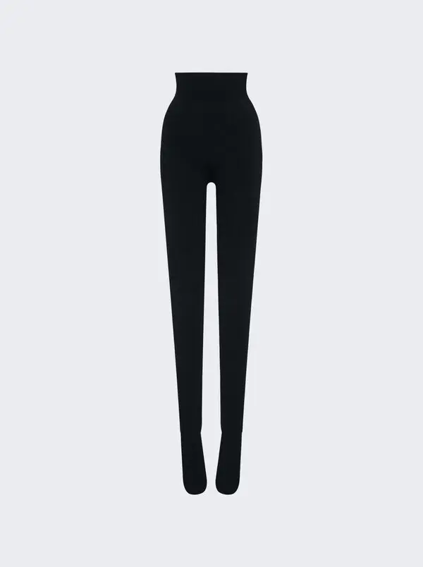 THE ROW Mimi Viscose Tights - Black