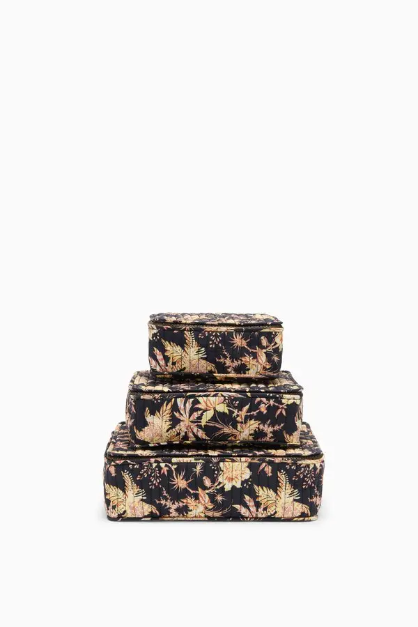 Ulla Johnson Floral Print Packing Cubes Set Of Three
