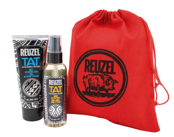 REUZEL Tat Buff Exfoliating Cleanser & Shine Tattoo Spray Duo - One-color