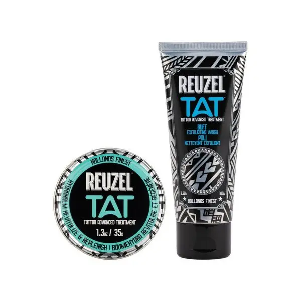 REUZEL Tat Hydrabalm Tattoo Balm & Buff Exfoliating Cleanser Duo - One-color