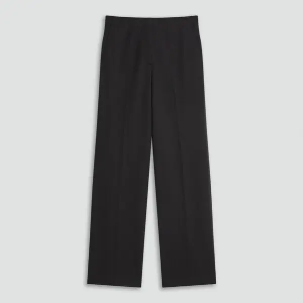 Theory Classic Straight Leg Knit Ponte Pant - Black