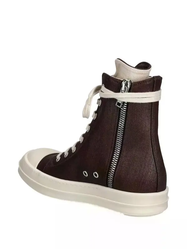 Rick Owens Lace-up Zip Sneakers