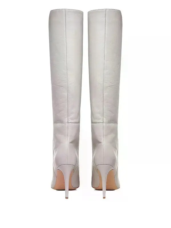 GINISSIMA 95mm Milla Knee-high Boots - Grey