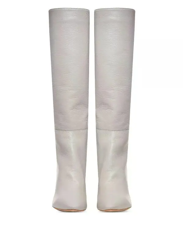 GINISSIMA 95mm Milla Knee-high Boots - Grey