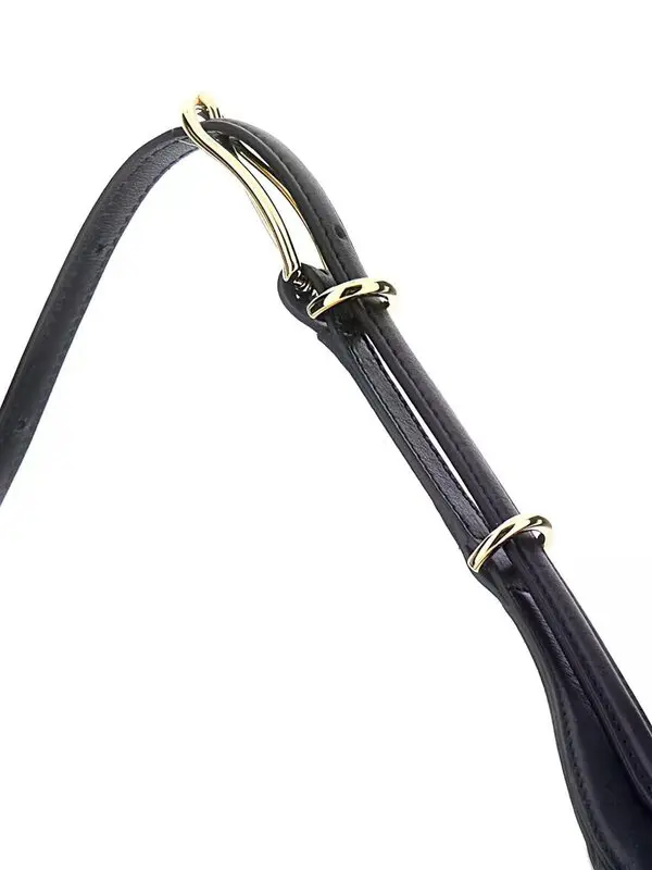 LIFFNER Leather Shoulder Bag - Black