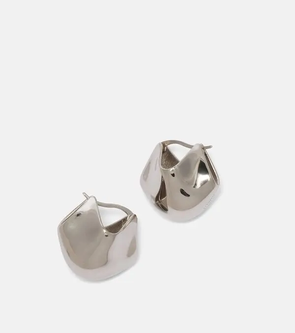 Khaite Lotus Tone Earrings - Silver