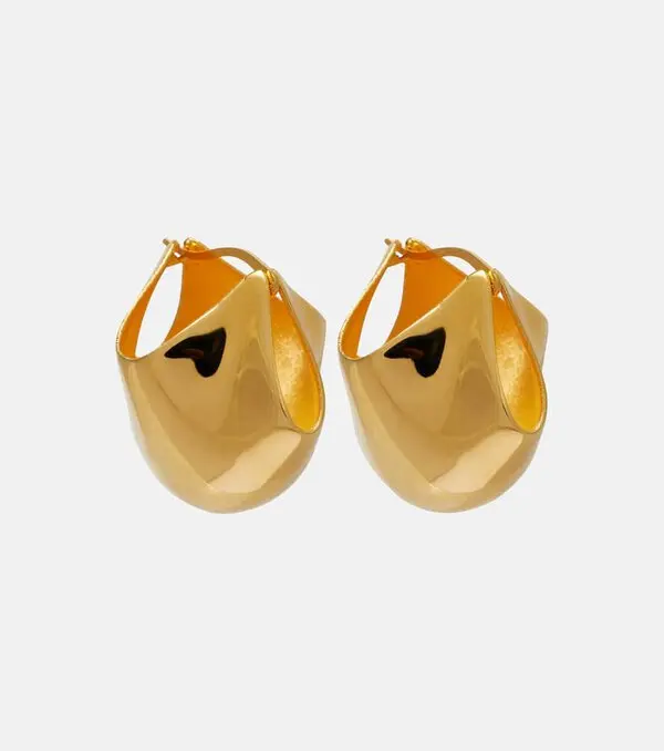 Khaite Lotus 18kt -plated Earrings - Gold