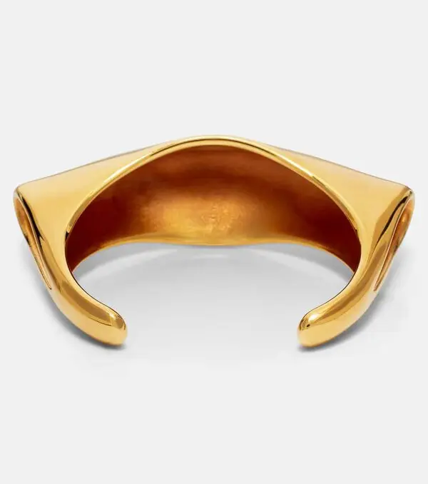 Khaite Lotus 18kt -plated Cuff Bracelet - Gold
