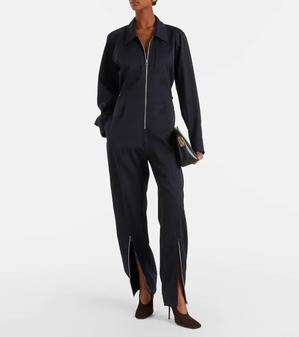 Victoria Beckham Wool-blend Jumpsuit