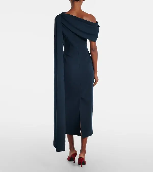 ROKSANDA Maite Crêpe Cocktail Dress - Black