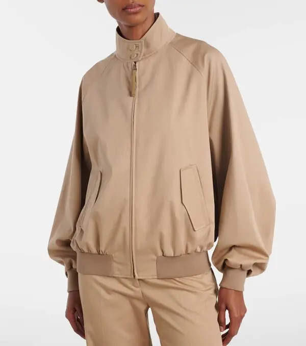Gabriela Hearst Wynne Cotton Bomber Jacket