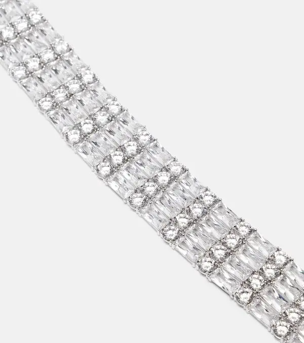 SELF-PORTRAIT Crystal-embellished Choker
