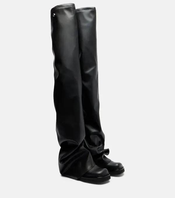 Attico Robin Over-the-knee Boots - Black