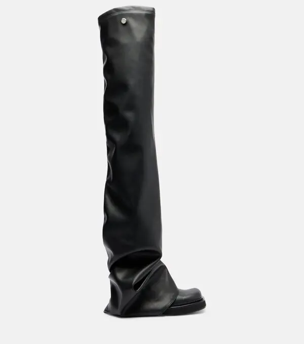 Attico Robin Over-the-knee Boots - Black