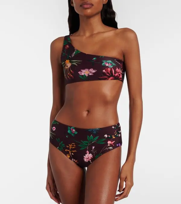 La DoubleJ Goddess Printed Bikini Top - Multicoloured