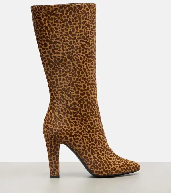 Valentino Garavani Hotty Leather Knee-high Boots