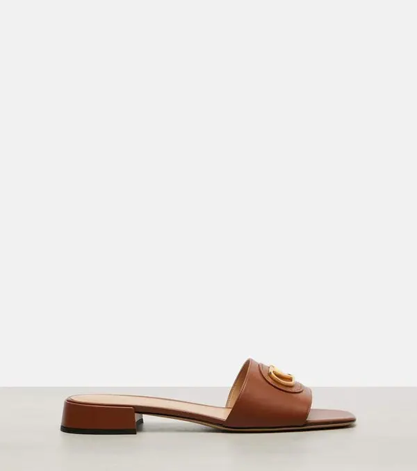 Valentino Garavani Vlogo Leather Sandals