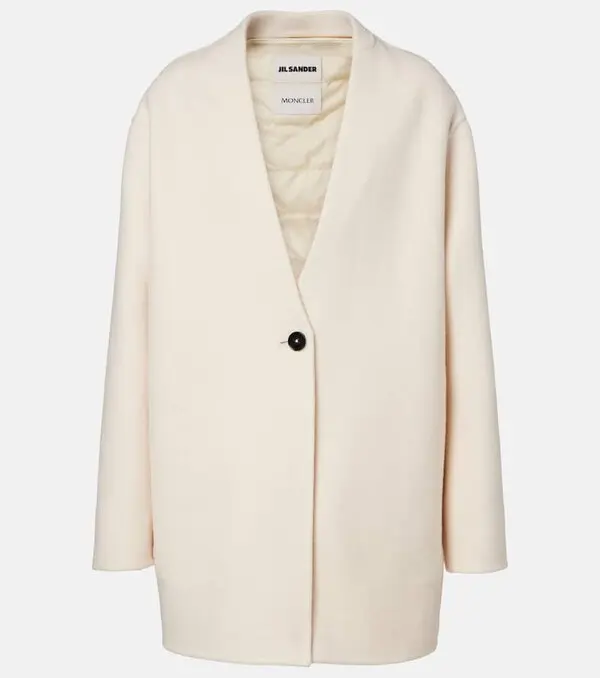 Moncler Jil Sander Virgin Wool Down Coat