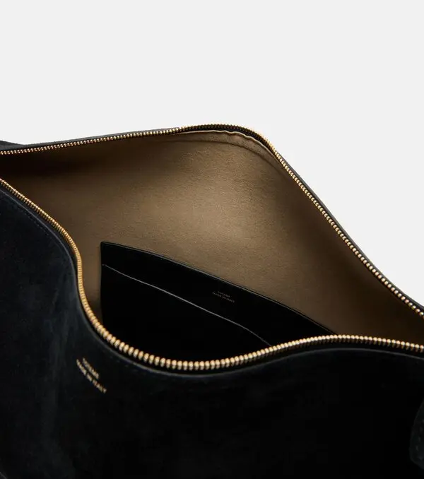 TOTEME Suede Tote Bag - Black